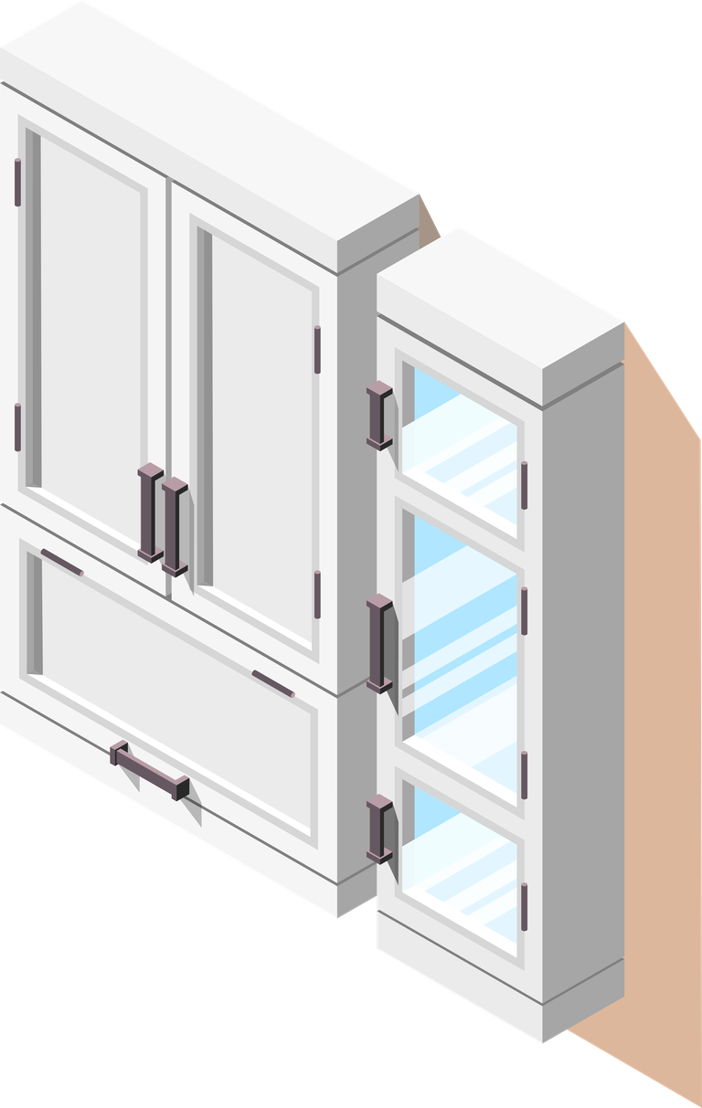 free loft interior icons collection isolated vector 158387