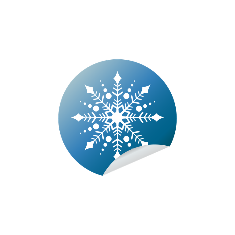 logo snowflake winter set vector for seasonal branding and promotional ...