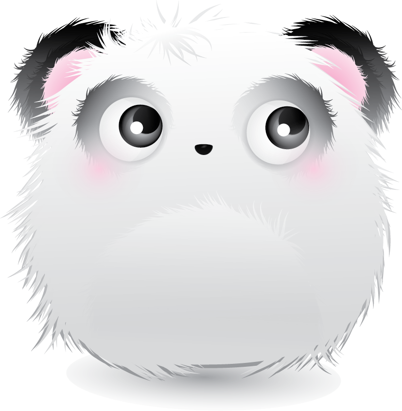 free lovely character furry cartoon animals vector 312236