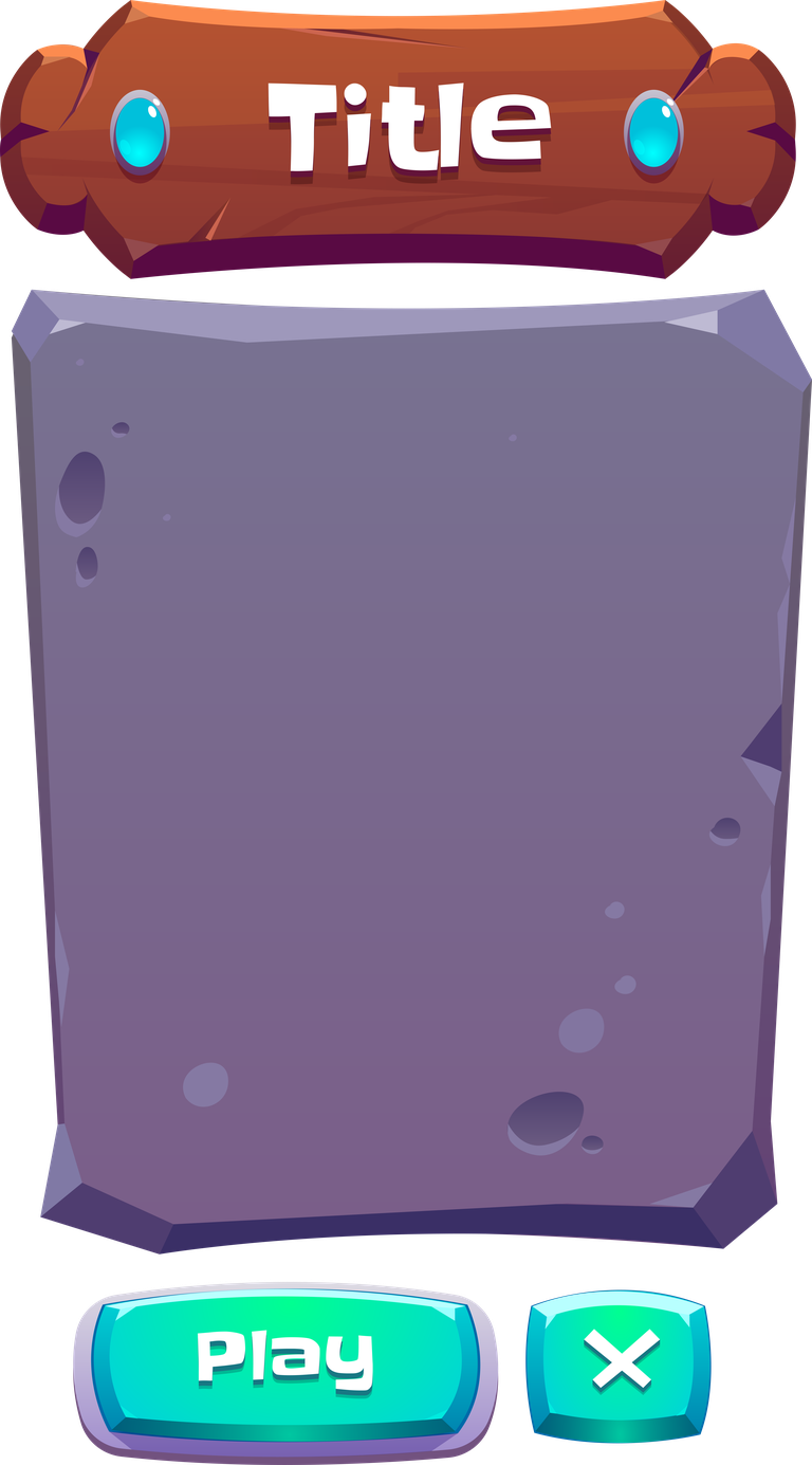 free magic game interface cartoon elements vector 407228