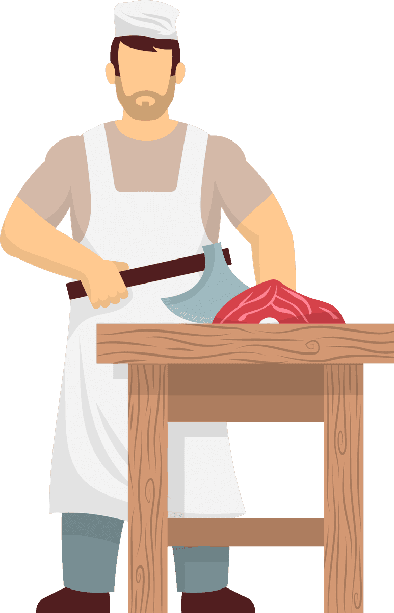 free Butcher shop, butchery, meat butcher vector 878688