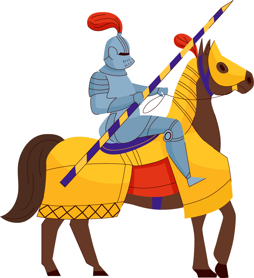 free medieval kingdom characters flat ve... | Magipik Free Vector