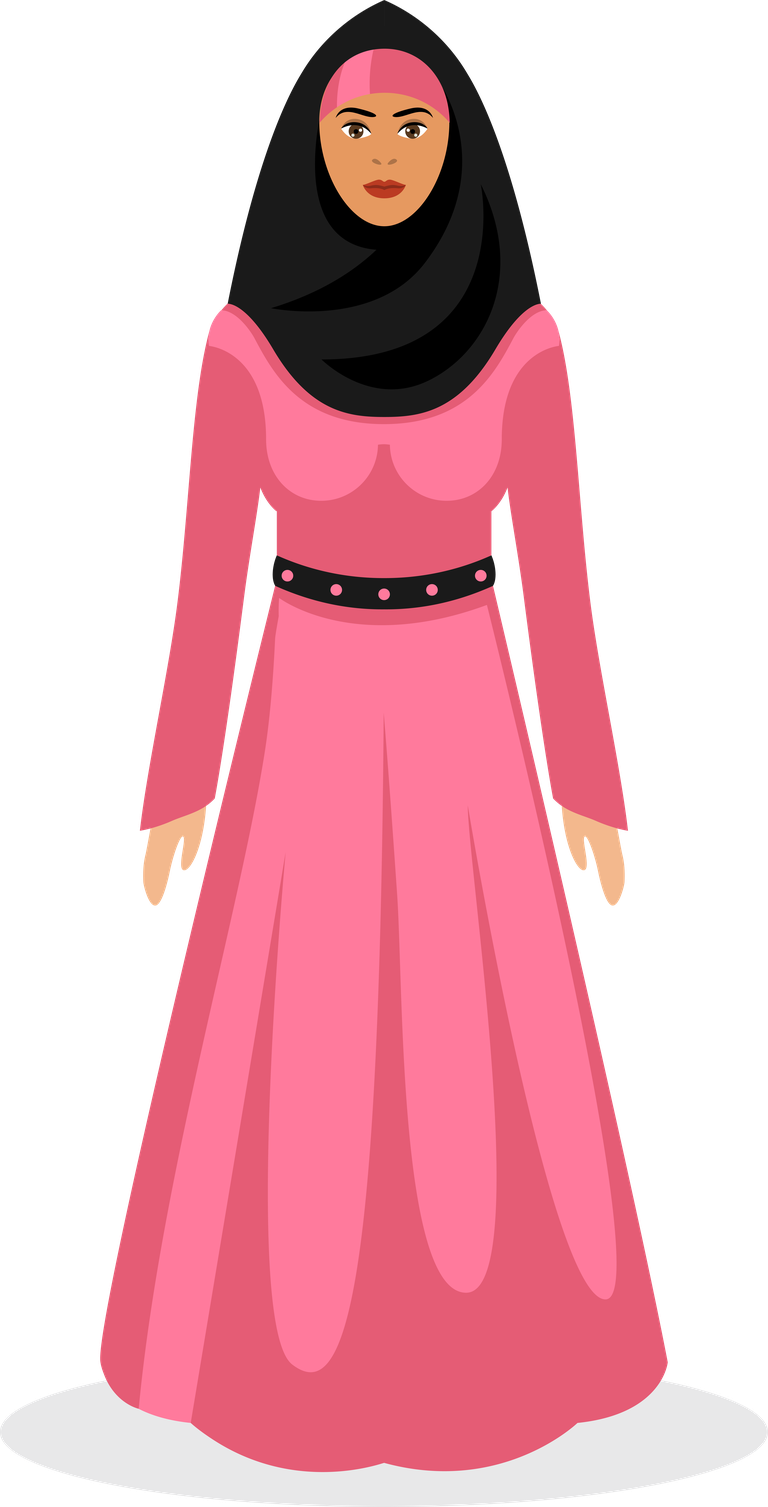 free middle eastern woman set traditiona... | Magipik Free Vector