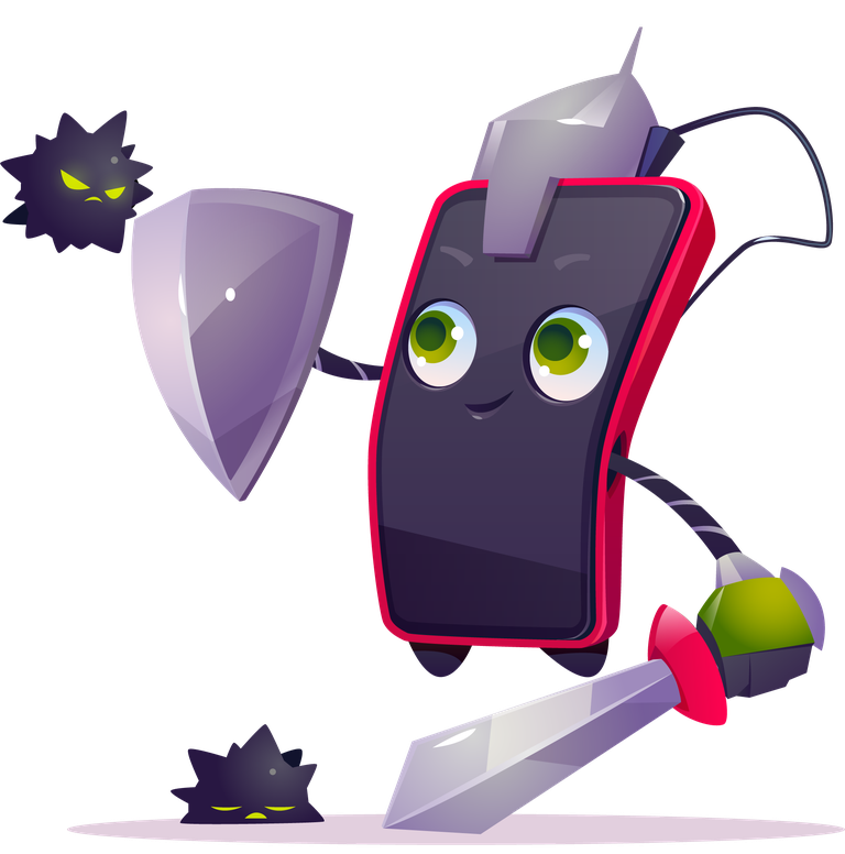 free mobile phone cartoon mobile smartphone vector 321594