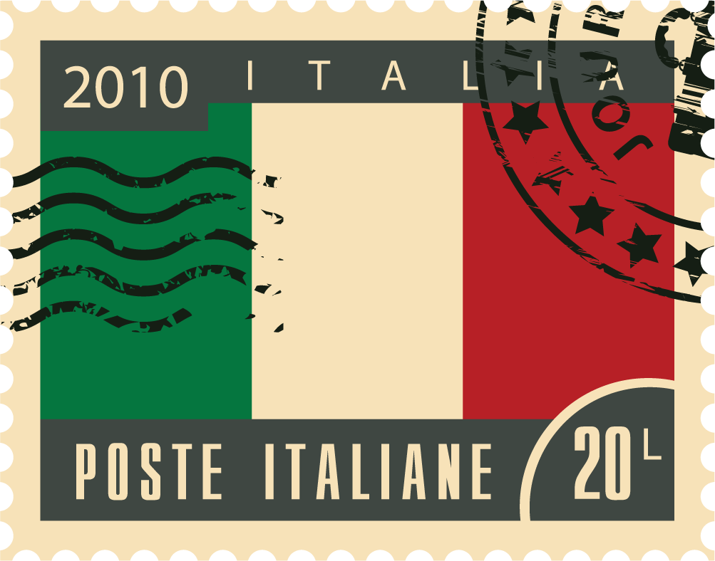 free national flag postage stamps template vector 272279