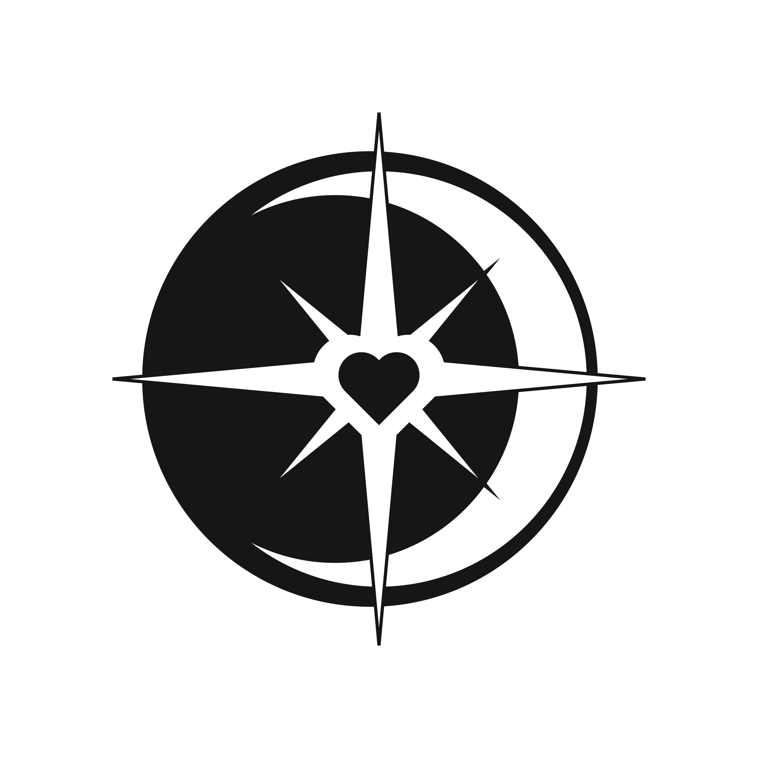 free stark black and white compass star vector 305554