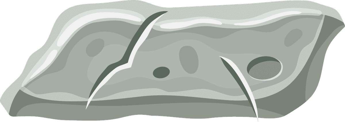 free old gray stones rocks isolated white vector 212584