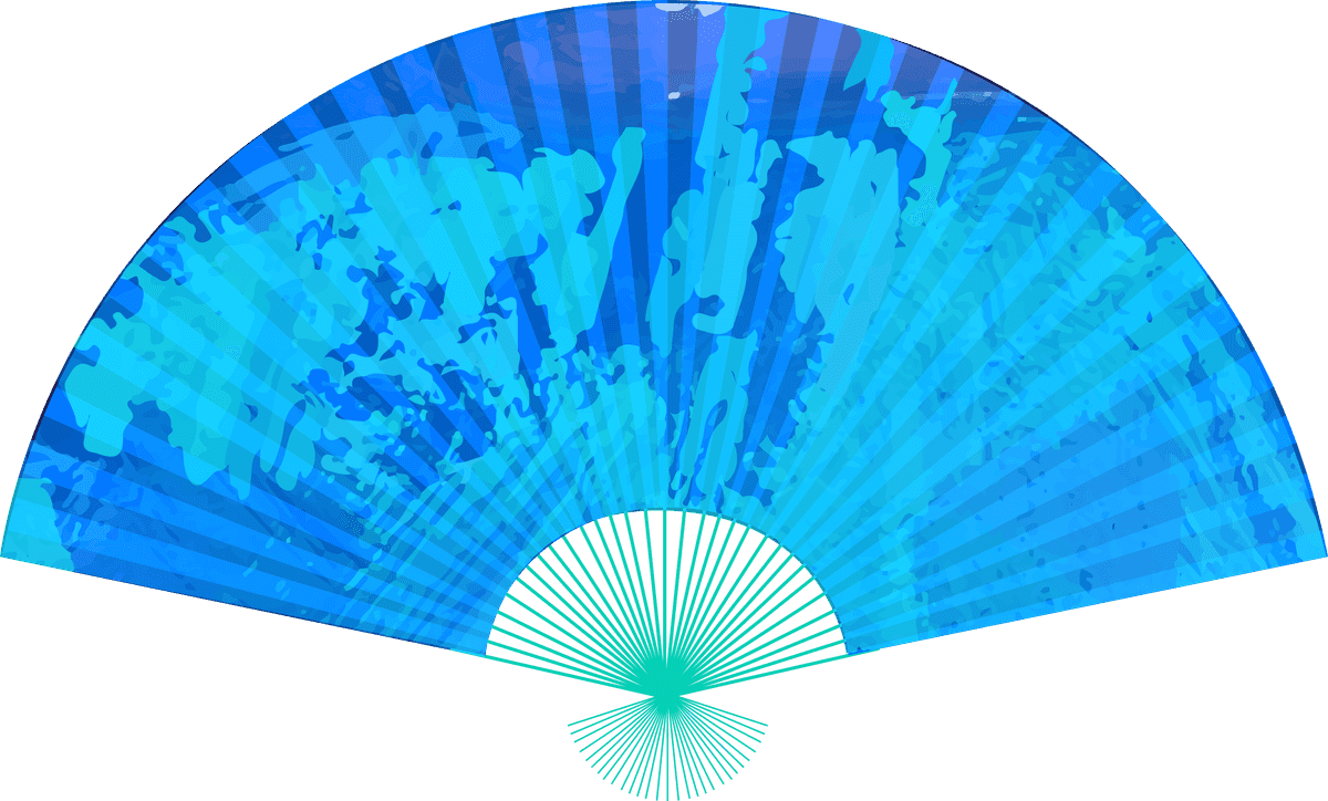 free paper fan asian paper fan vector 504028