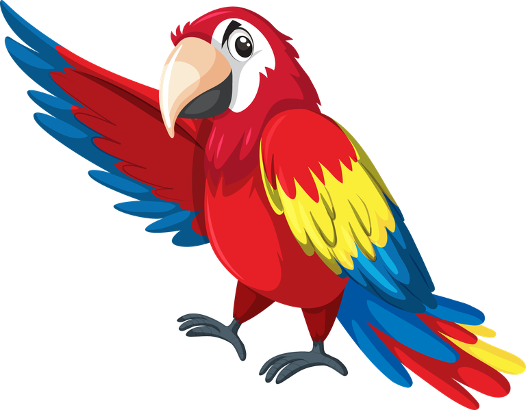 free parrot animals and nature objects v... | Magipik Free Vector