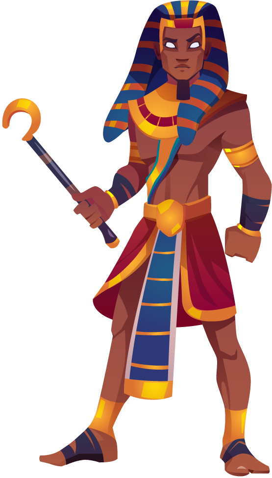 free pharaoh ancient egyptian soldier icons vector 8600