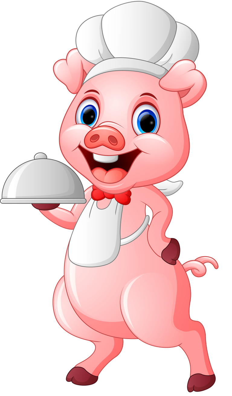 adorable pig cartoon character cute vect... | Magipik Free Vector