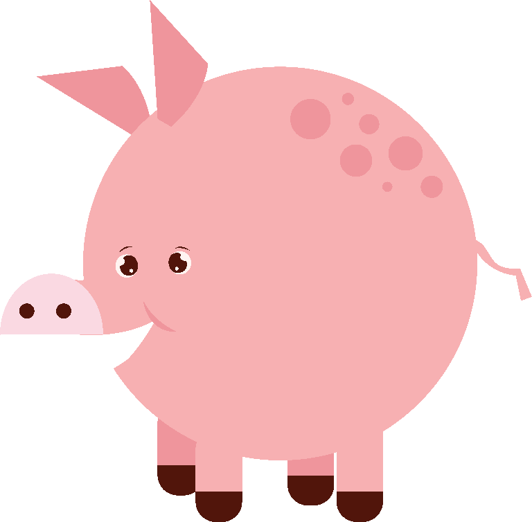 free pig pig icons collection cute pink vector 884681