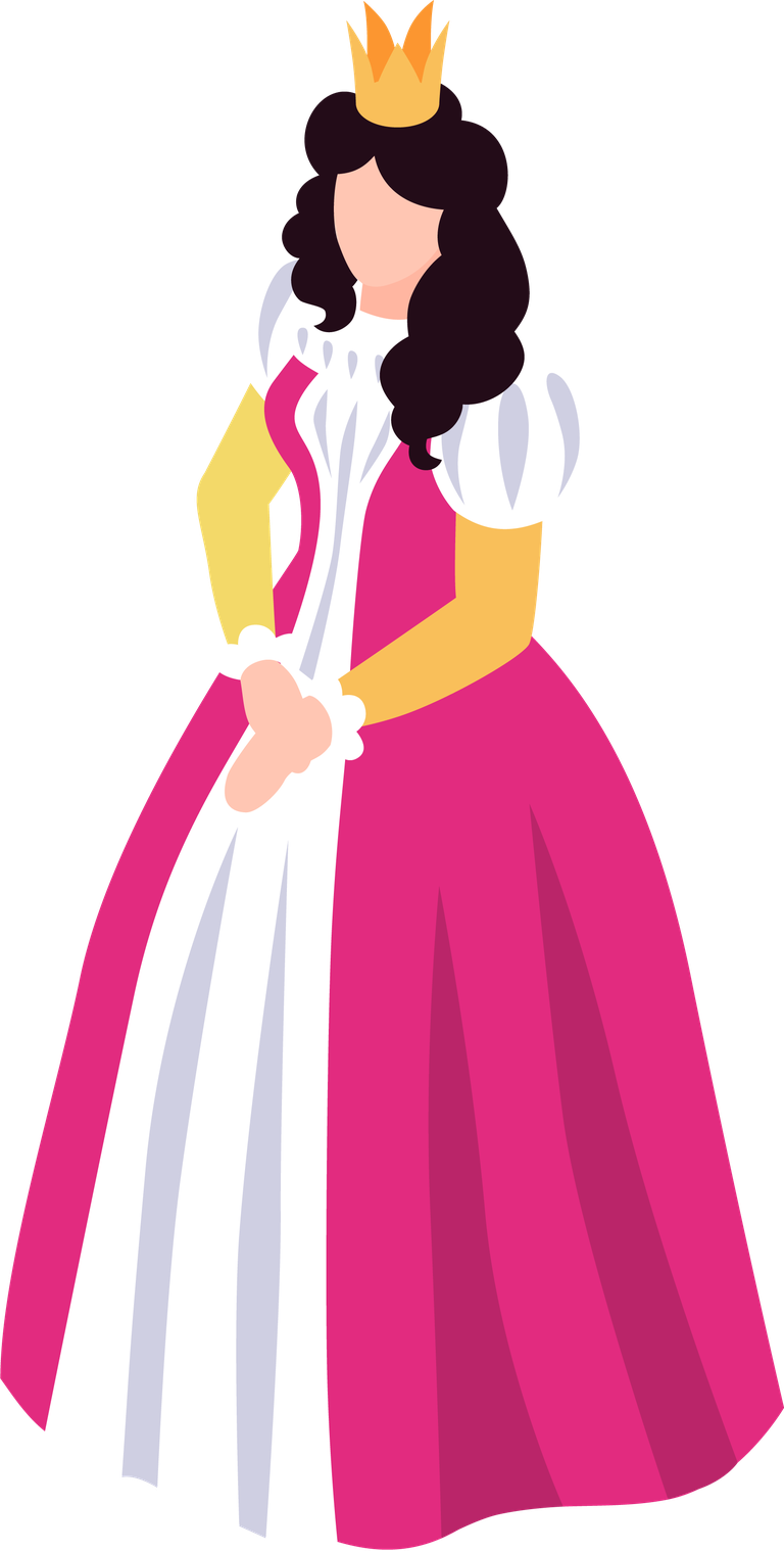 free queen magical horizontal infographi... | Magipik Free Vector