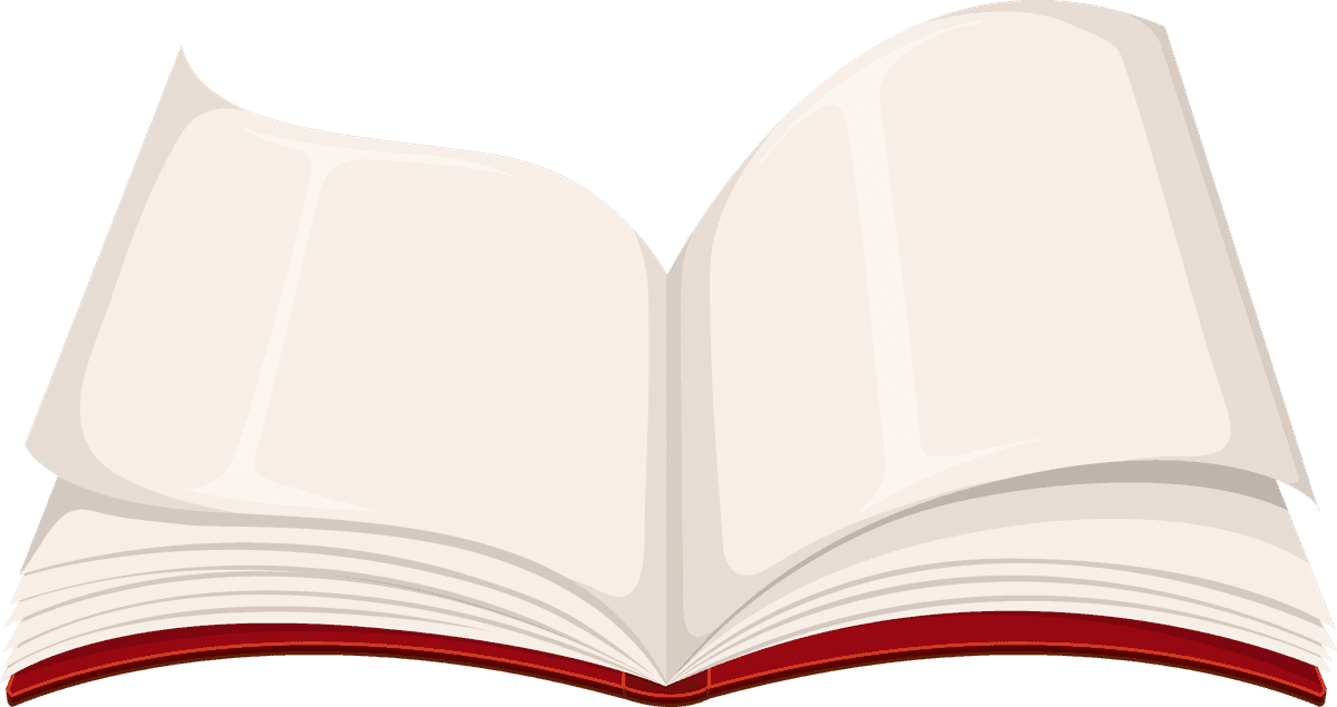 realistic open book clipart for educational projects and creative uses ...