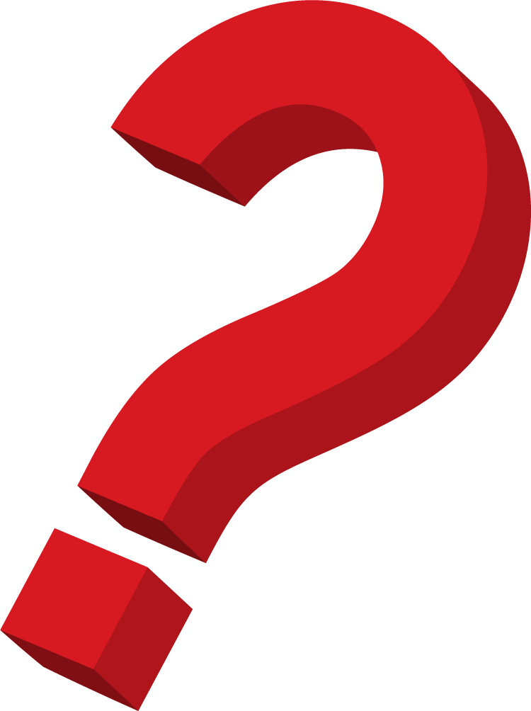 free red question mark d icon illustrati... | Magipik Free Vector