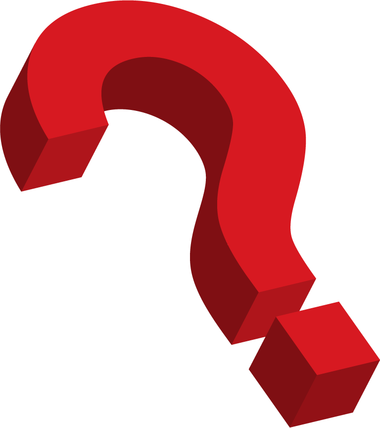 free red question mark d icon illustrati... | Magipik Free Vector