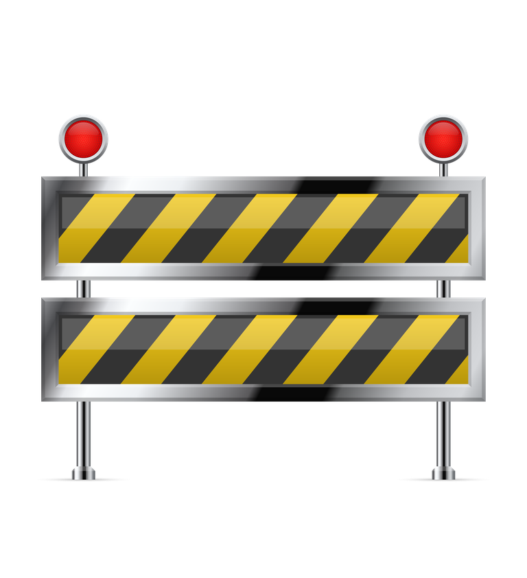 free road barrier under construction barrier vector 276163