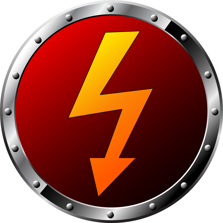 round radiation warning graphics with bo... | Magipik Free Vector