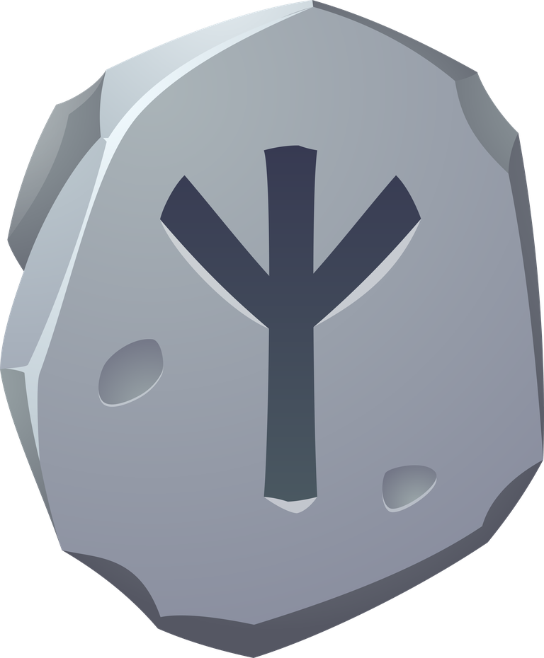 free rune stones with sacred glyphs game... | Magipik Free Vector