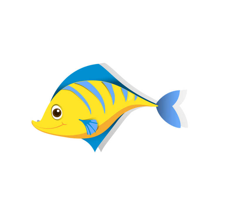 free sea fish fireman character set vector 275628