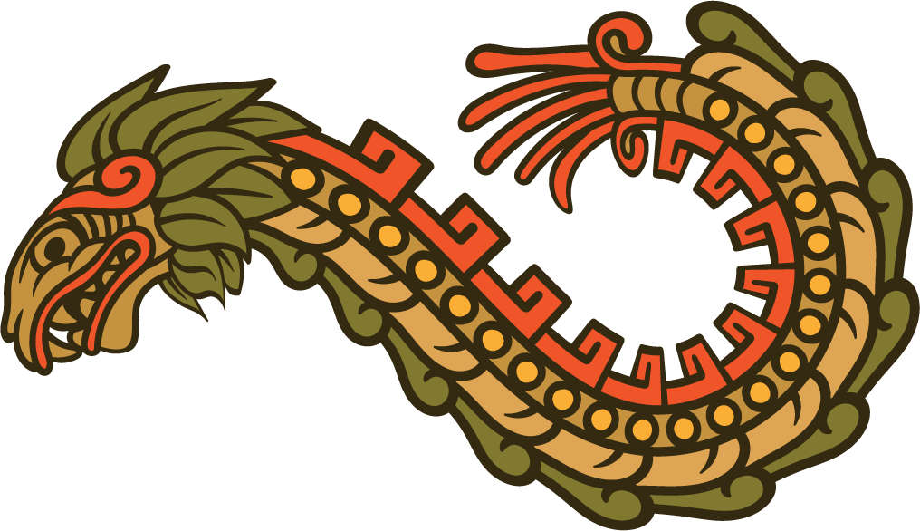 quetzalcoatl vector illustration showcasing ancient iconography and ...