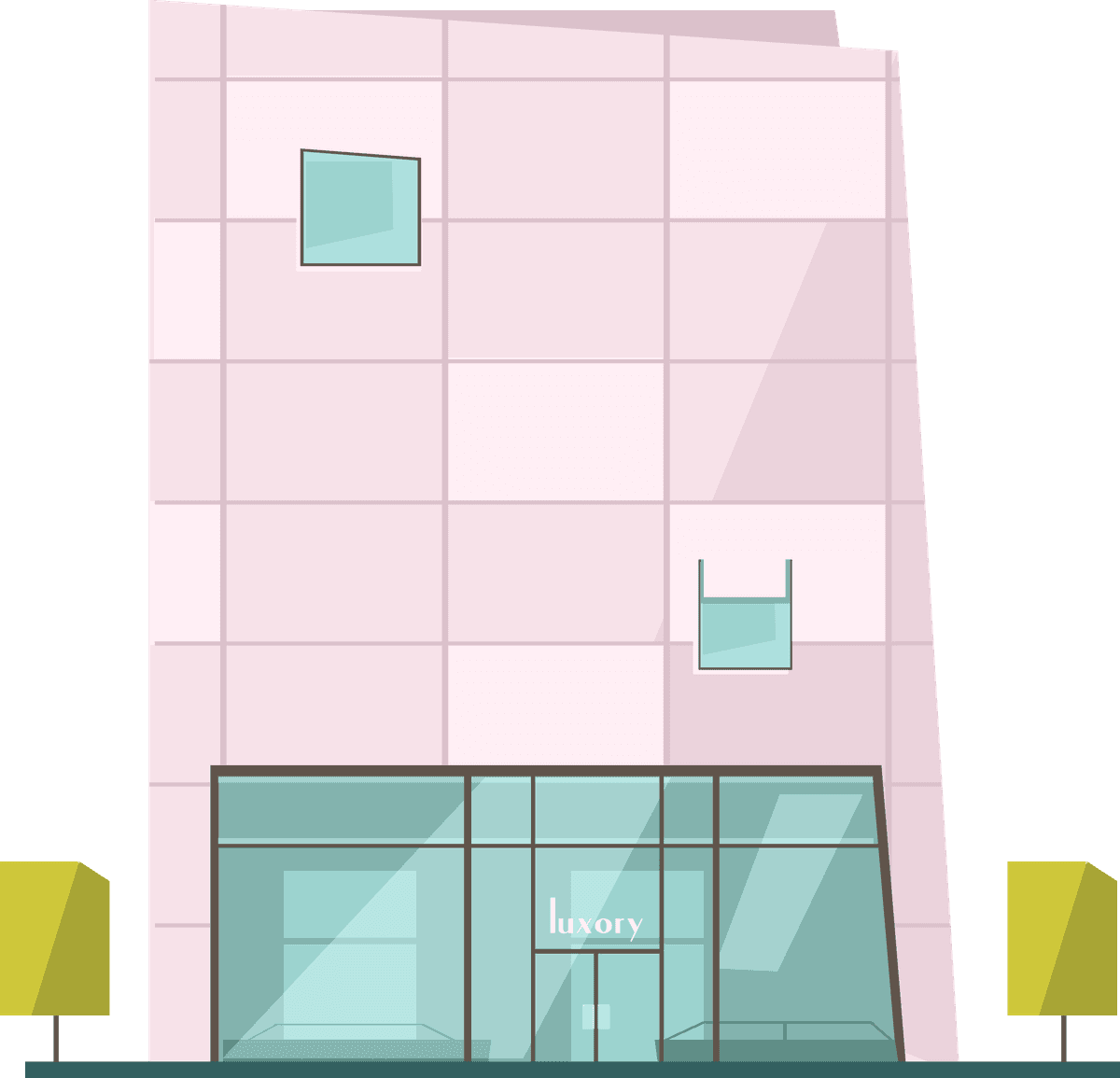 free shop building cartoon with mini store vector 29651