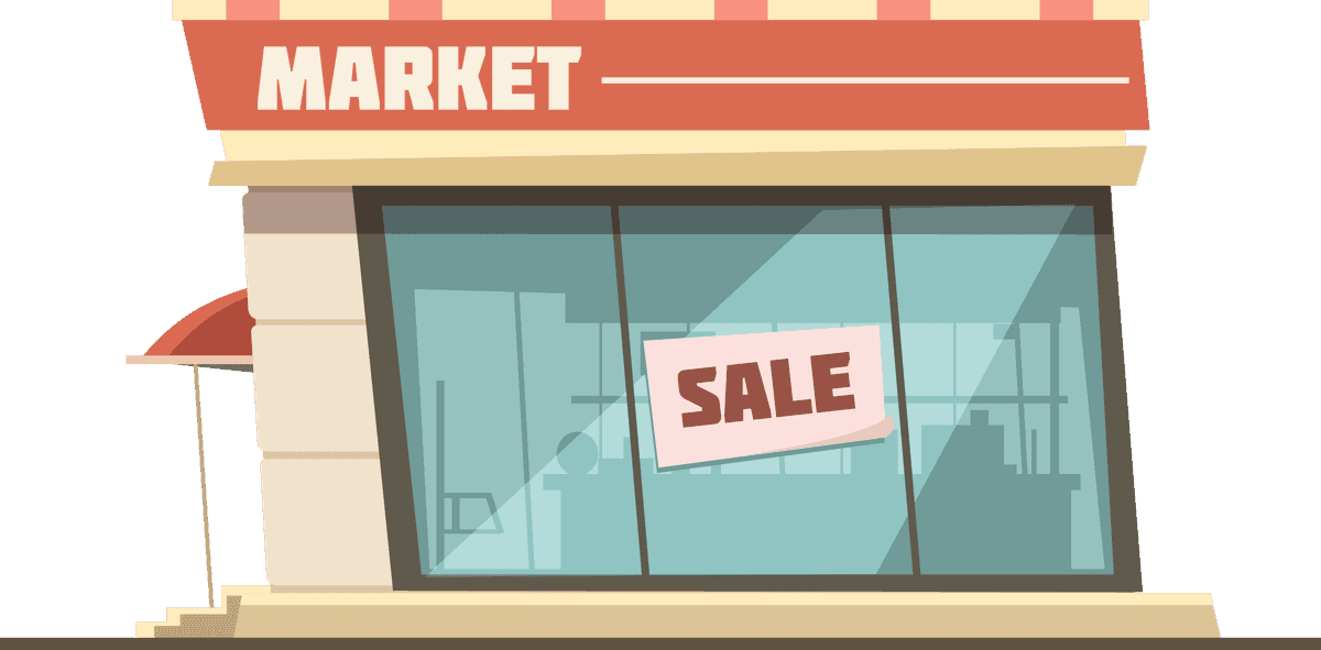 free shop building cartoon with mini sto... | Magipik Free Vector
