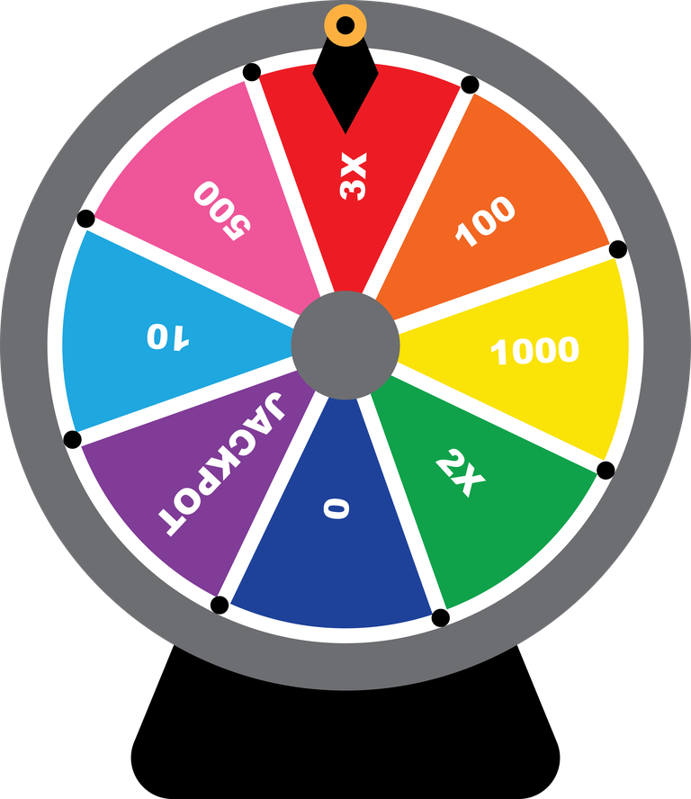 free simple spinning wheel with difference vector 477711