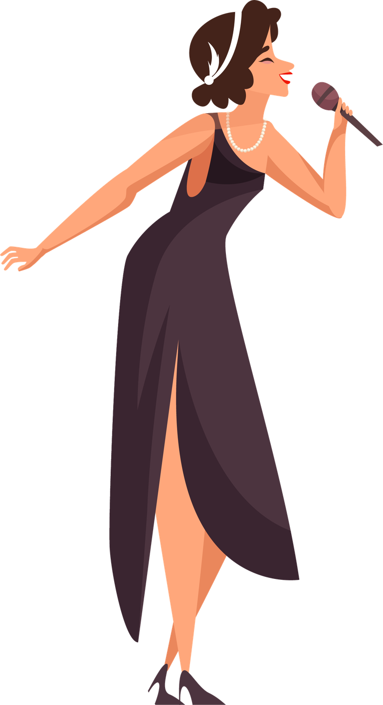 free singer music band icons dynamic cartoon vector 486204