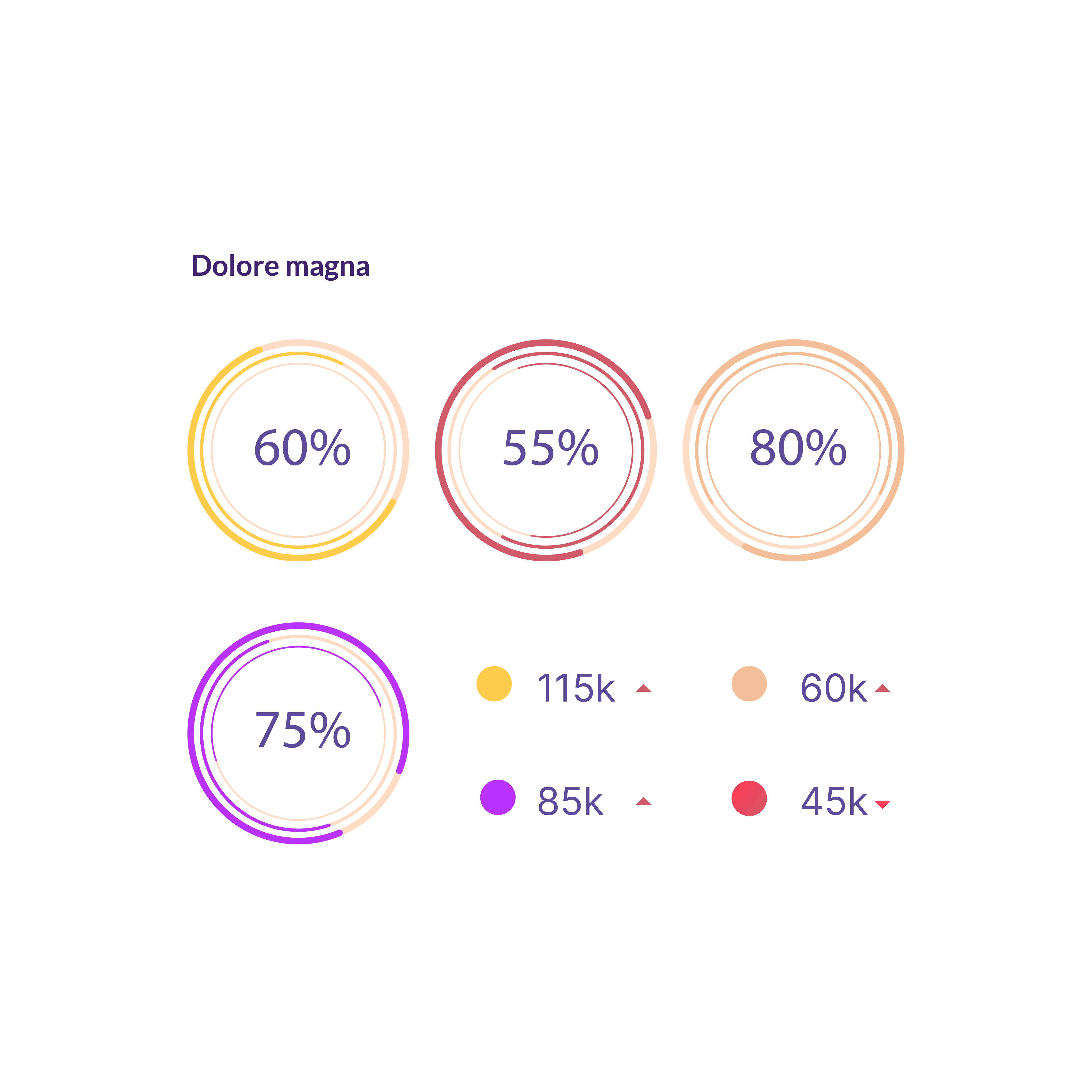 free sleek infographic templates with da... | Magipik Free Vector