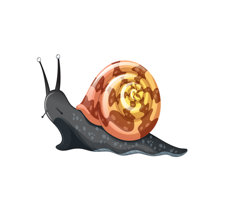 free snail background scene with nature theme vector 681238