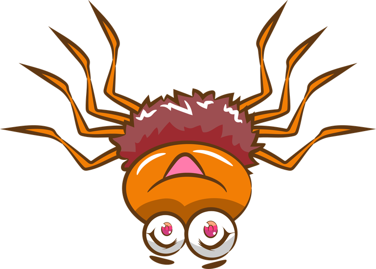 free spider funny cartoon spiders isolat... | Magipik Free Vector
