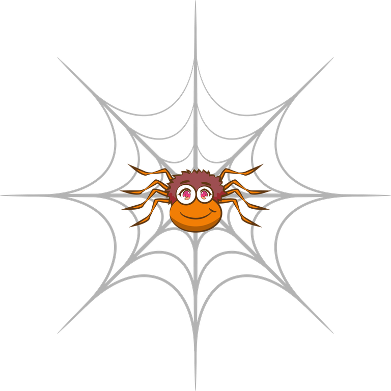 free spider funny cartoon spiders isolated on vector 86193