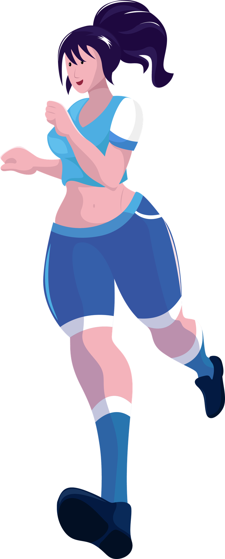 free sports athlete active human icons girl vector 814599