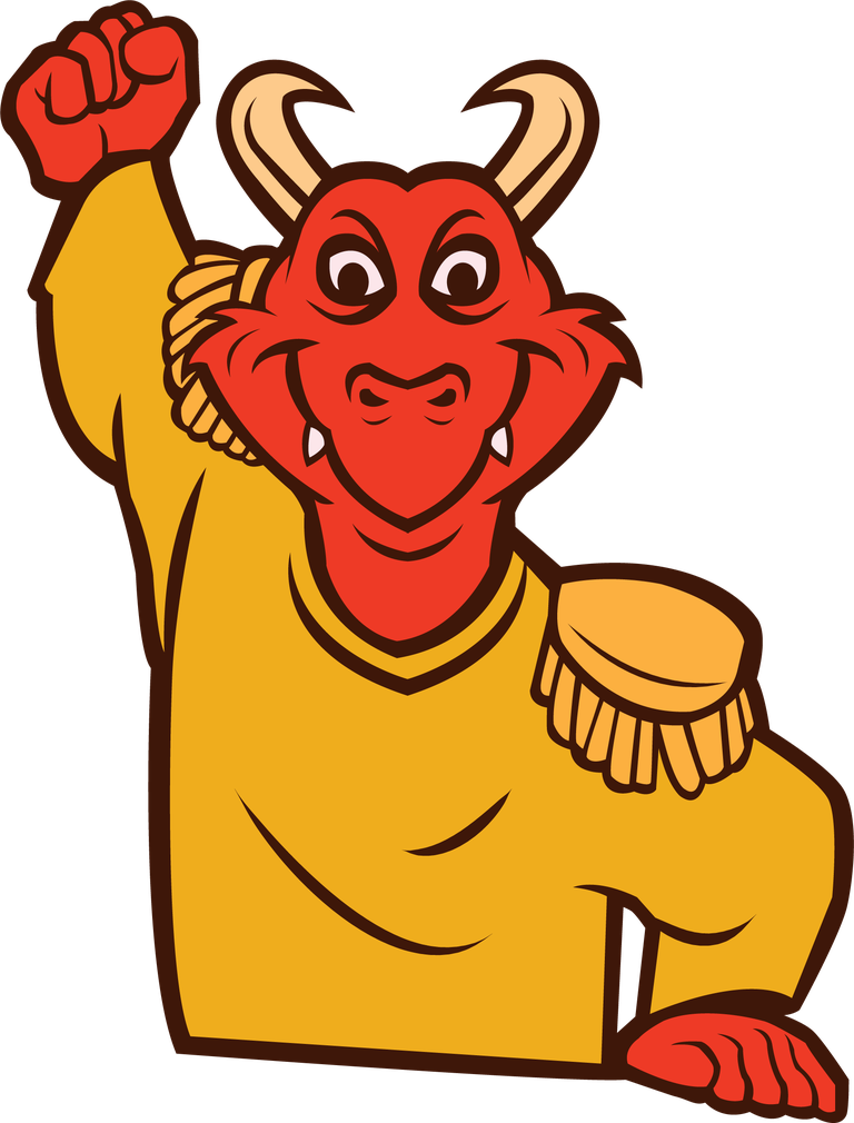 free sticker dragon gladiator expression... | Magipik Free Vector