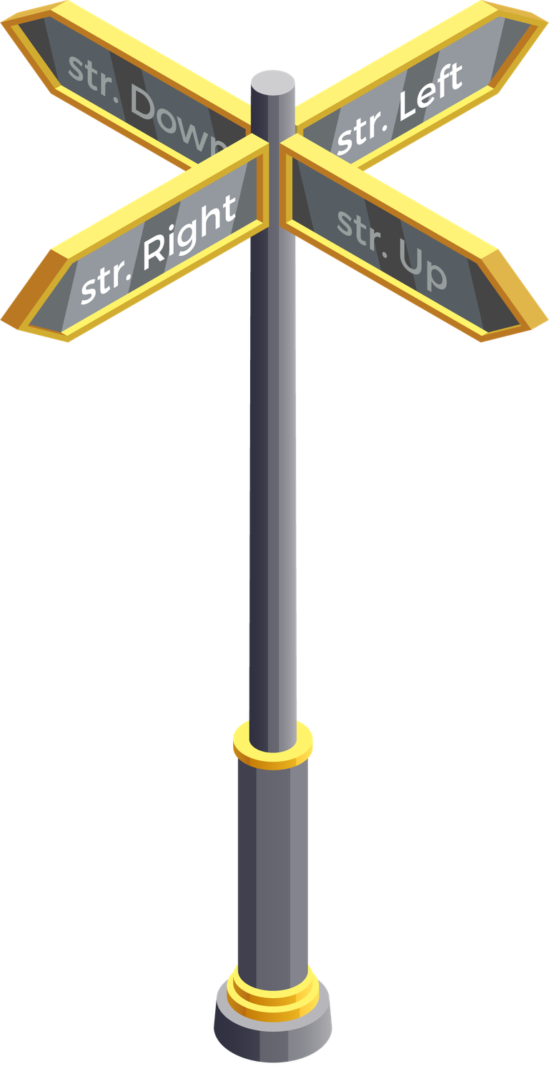 free street signs urban direction signs set vector 402550