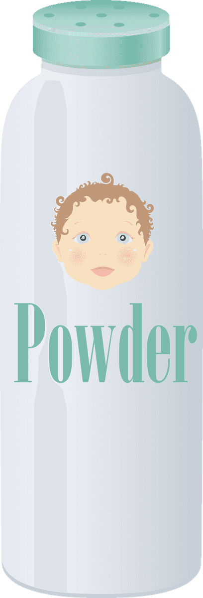 talcum powder baby icons for soothing skin care and nursery themes 568604