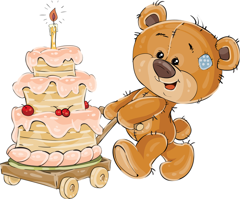 free teddy bear birthday clip art vector 540877