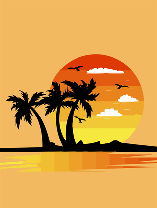 Explore beach scene free vector images