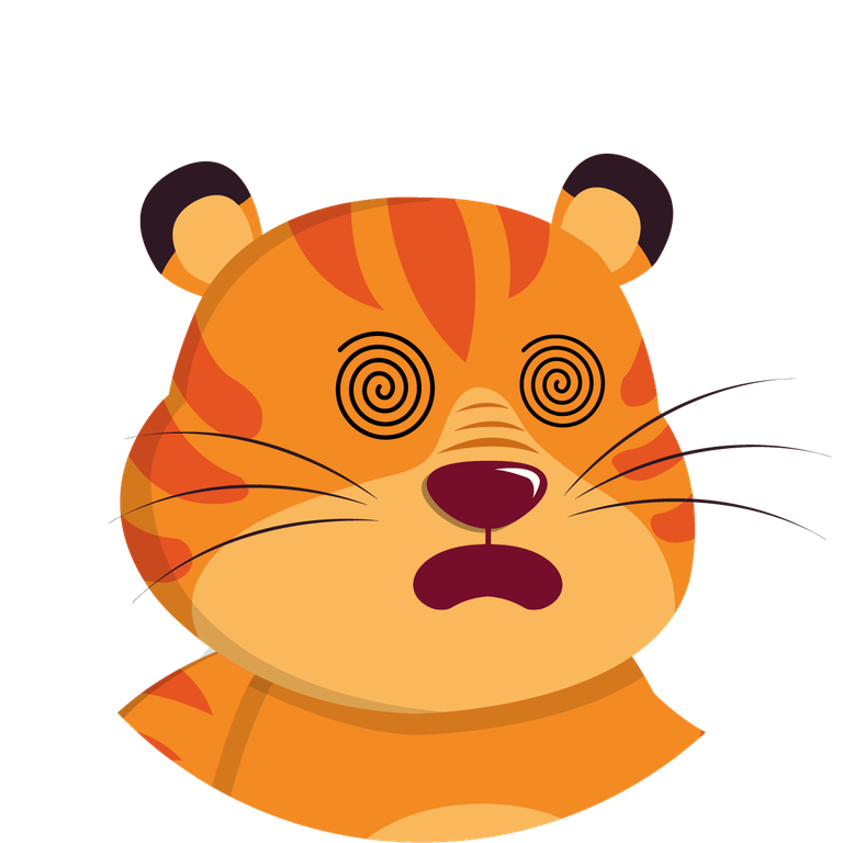 free tiger face emoji animal emoticon vector 570431