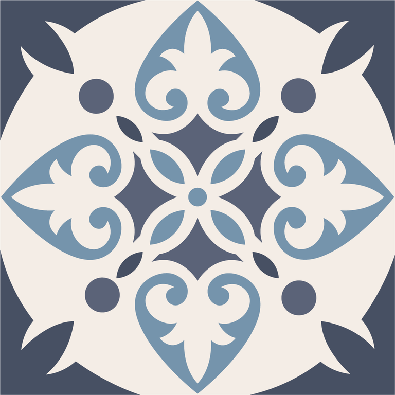 free tile pattern template elegant retro... | Magipik Free Vector