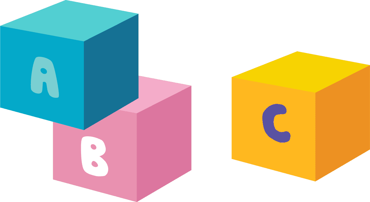 free toy wooden blocks childhood icons vector 337357