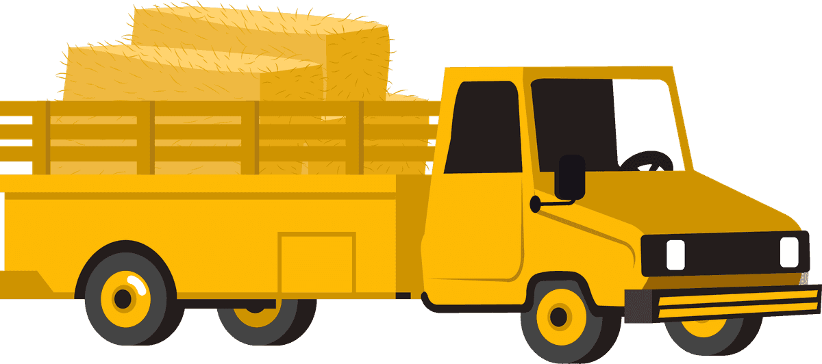 free vans farm elements classical colored vector 36464