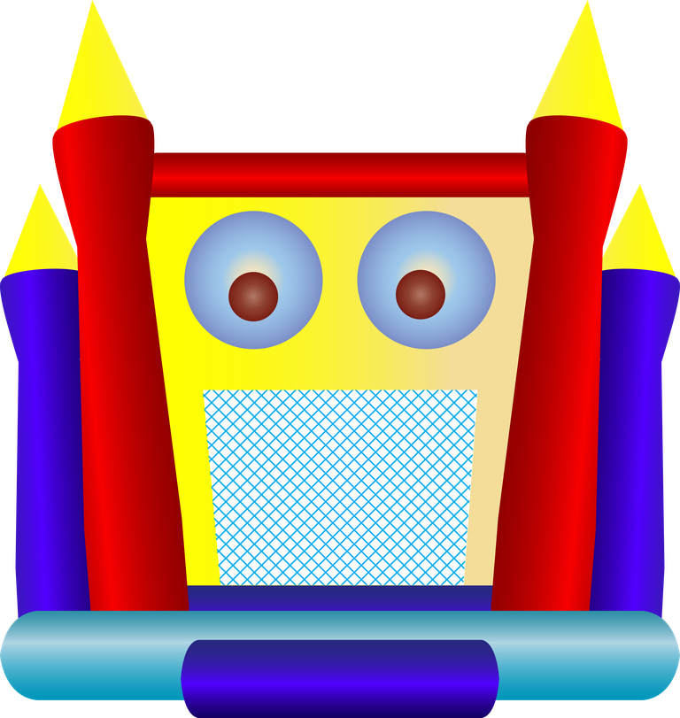 free illustration set of bounce house vector 641553