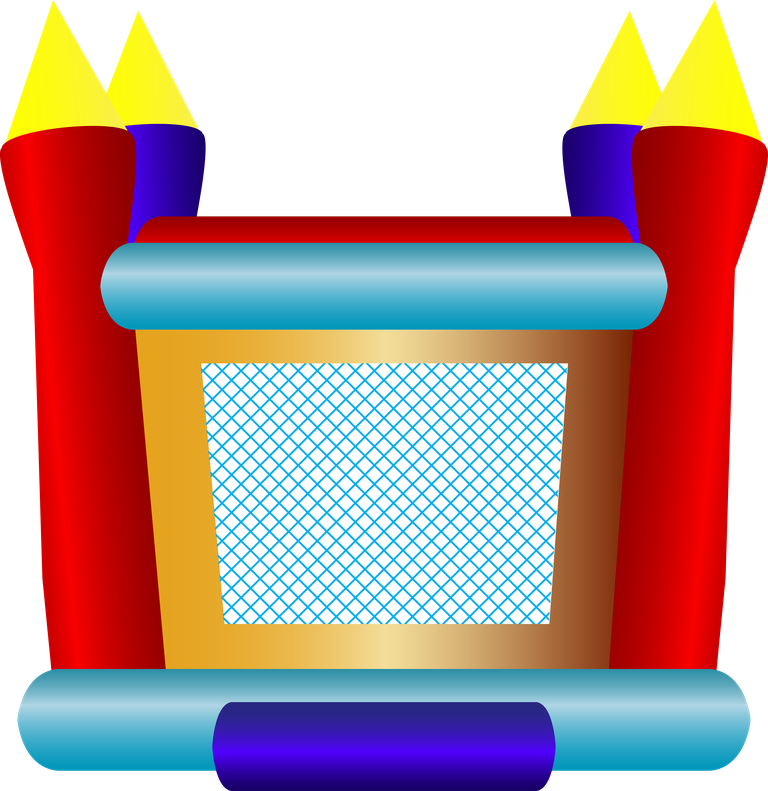 free illustration set of bounce house vector 703516