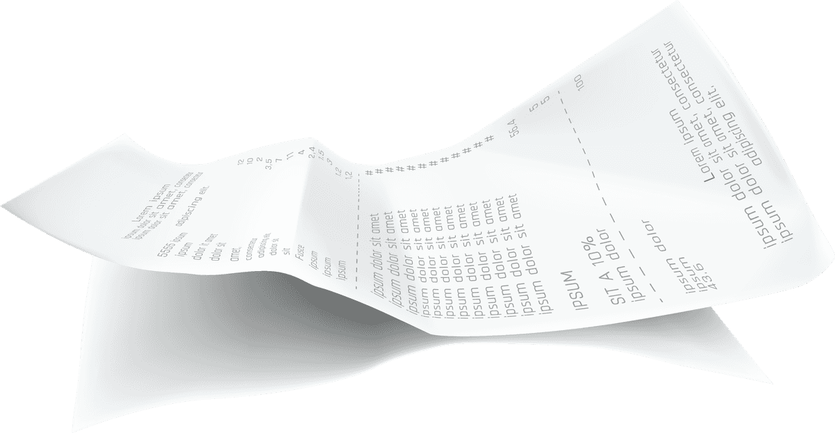 free realistic receipt collection bill check vector 559598