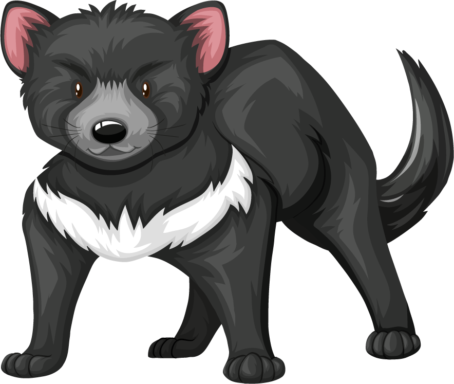 free cartoon style wild animals vector 2... | Magipik Free Vector