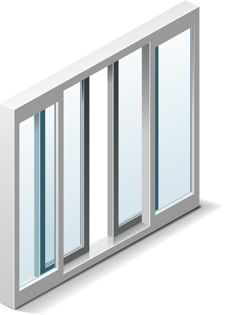 free window fine doors and windows icon vector 776259