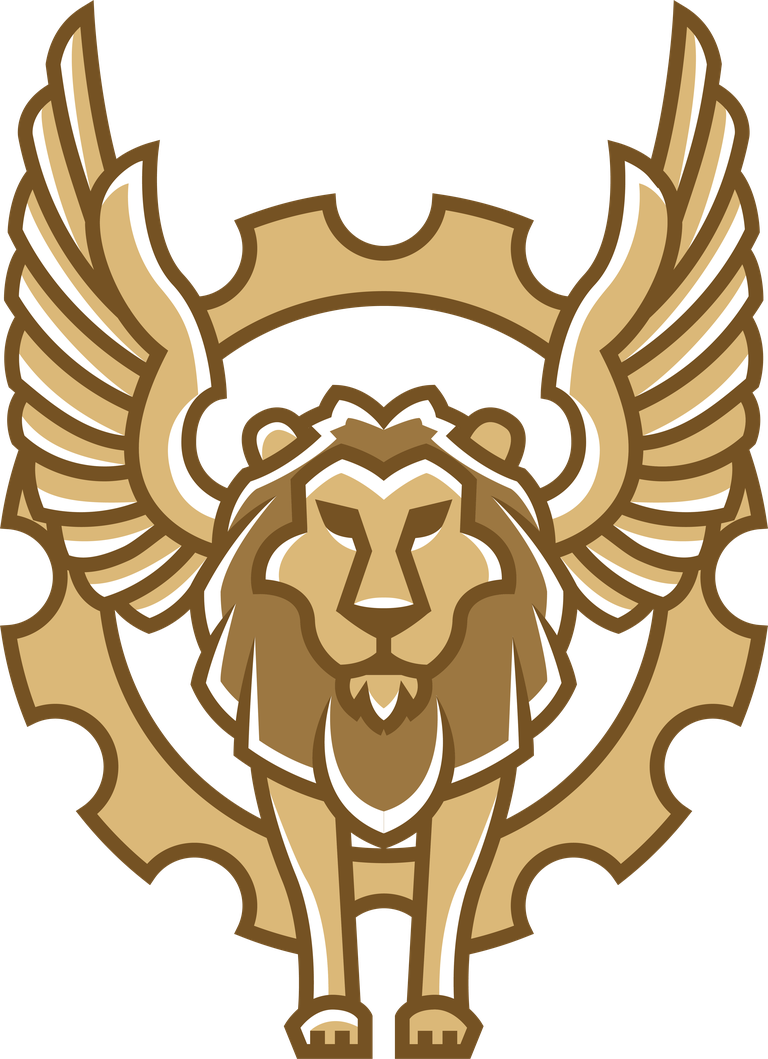 free winged lion logo free vector 65651 | Magipik Free Vector