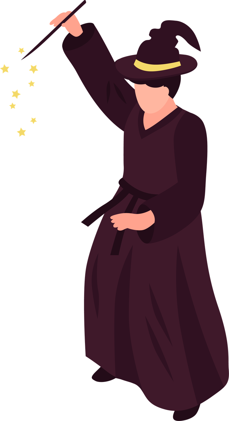 free witch magical horizontal infographi... | Magipik Free Vector